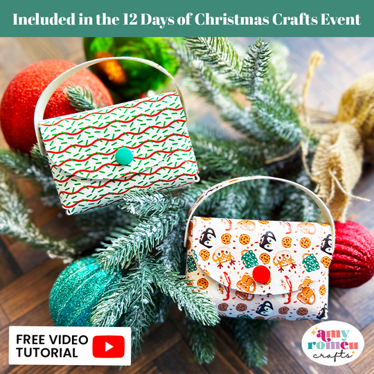 Holiday Faux Leather Mini Purse SVG – Amy Romeu