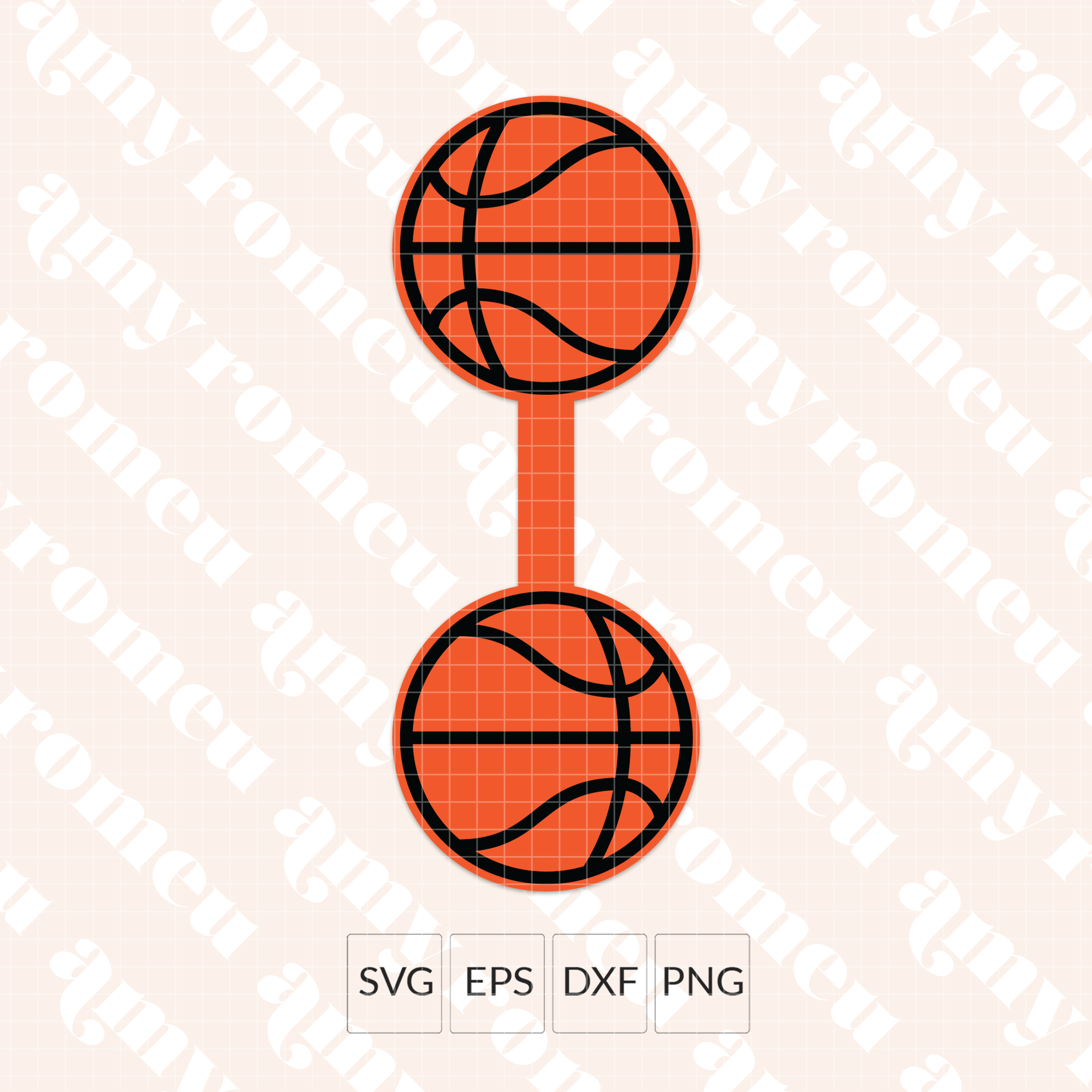 Basketball Faux Leather Key Chain SVG – Amy Romeu